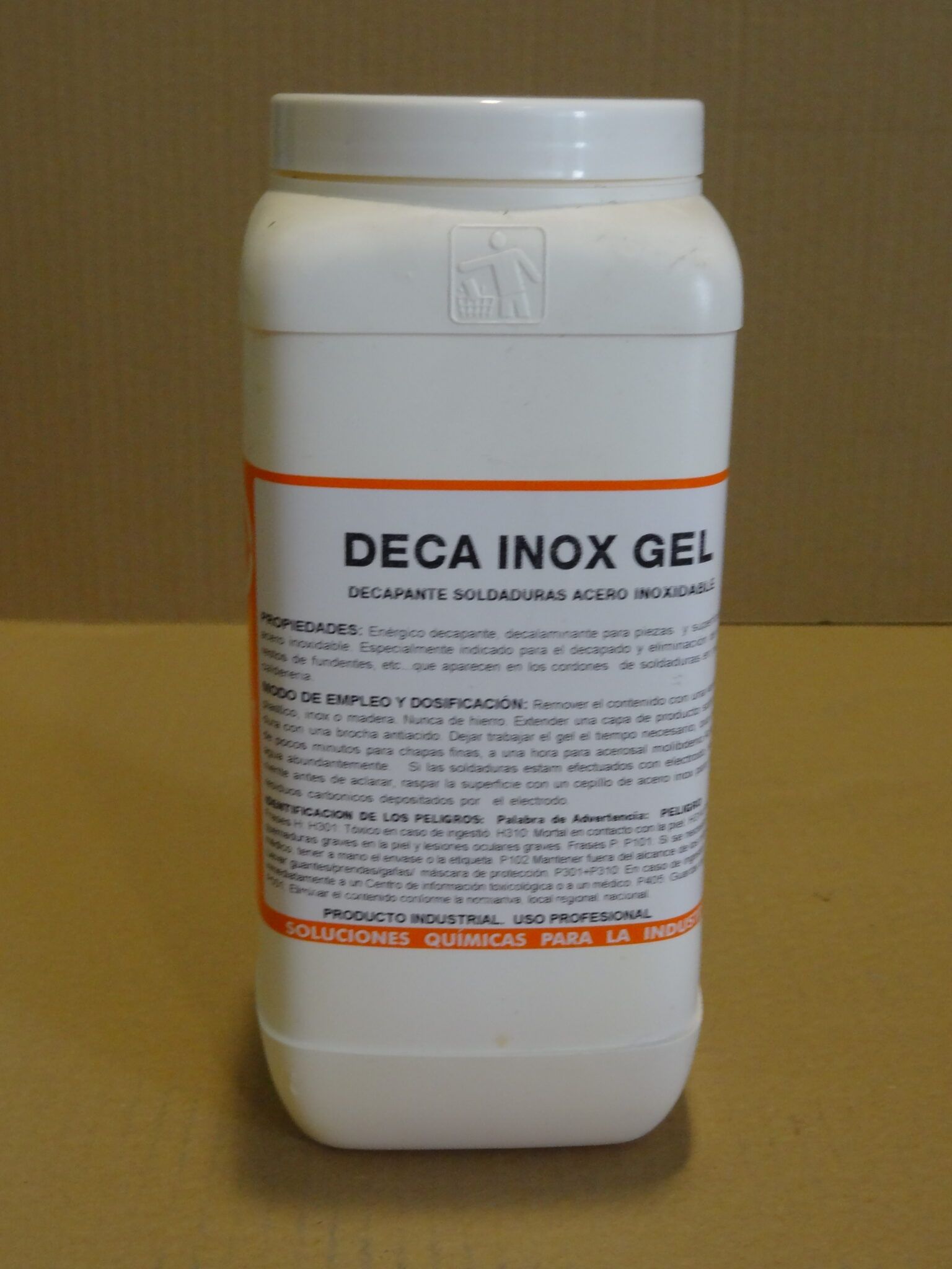 Gelatina Decapante Acero Inoxidable (Deca-Inox Gel)